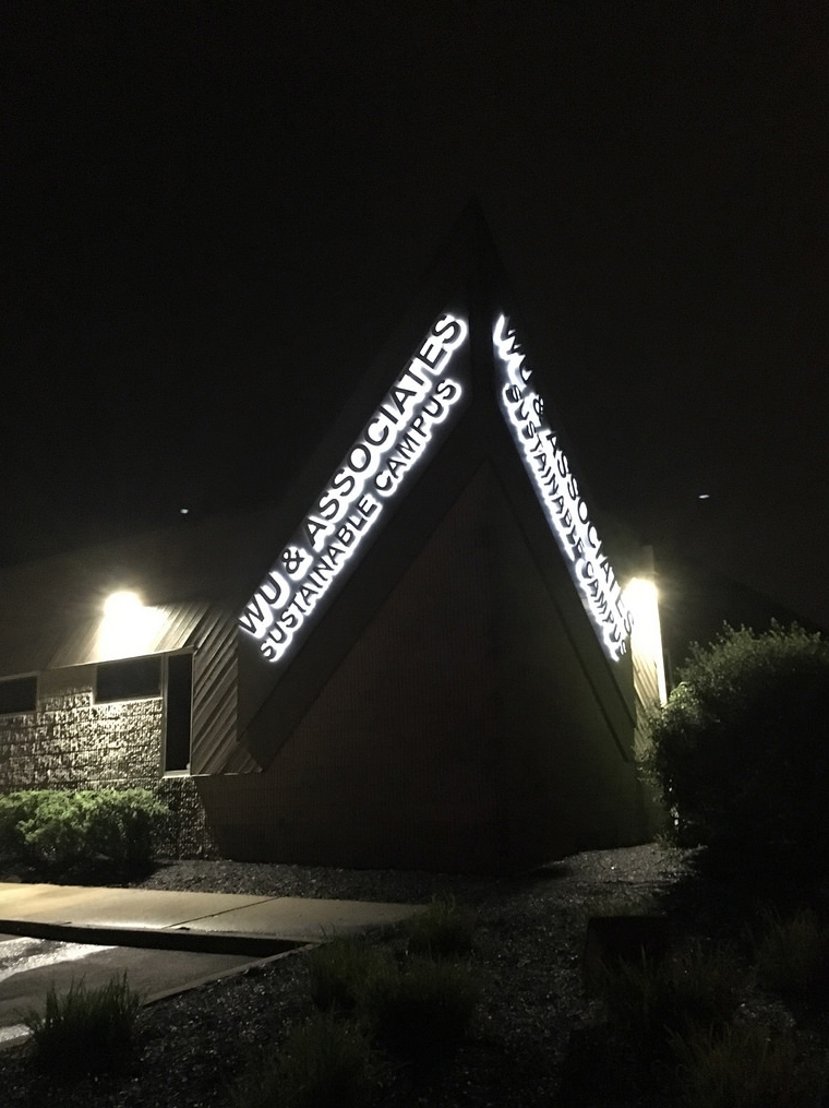 WU & ASSOCIATES – LED Illuminated Halo Lit Reverse Channel Letters ...