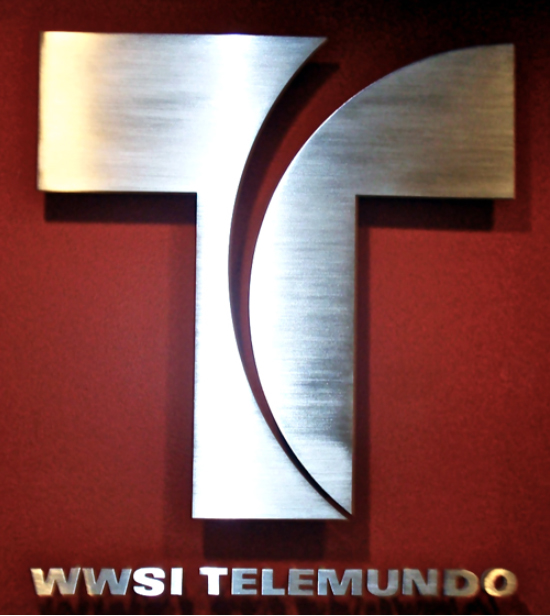WWSI TELEMUNDO – Solid Satin Aluminum Letters installed in Philadelphia ...